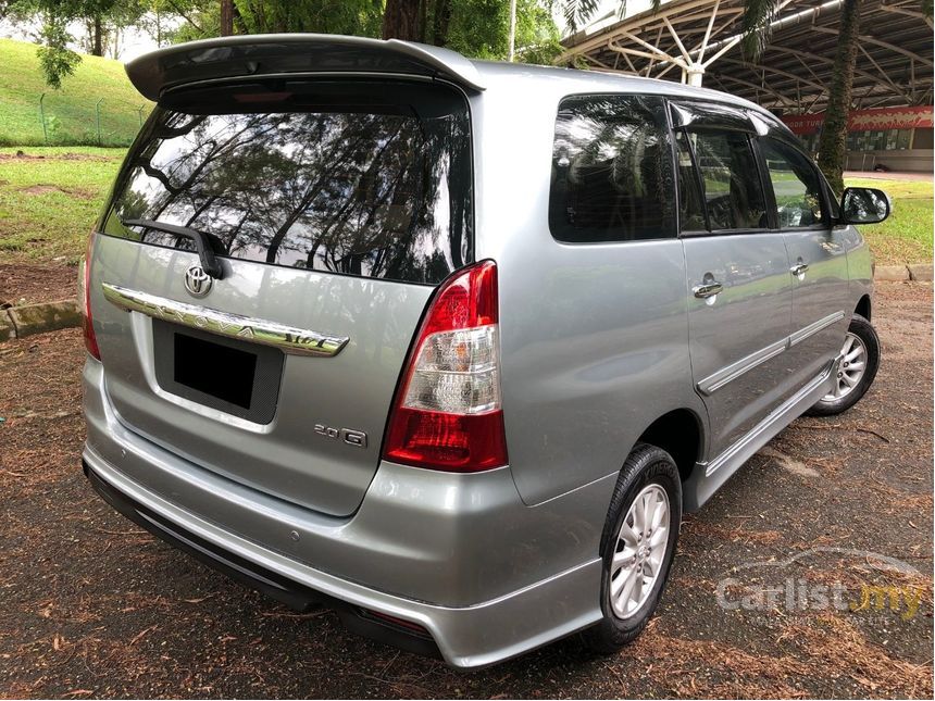 Toyota Innova 2014 G 2.0 in Kuala Lumpur Automatic MPV Silver for RM ...