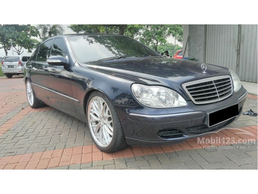 Jual Mobil Mercedes-Benz S350 L 2004 3.7 di Banten Automatic Sedan Biru ...