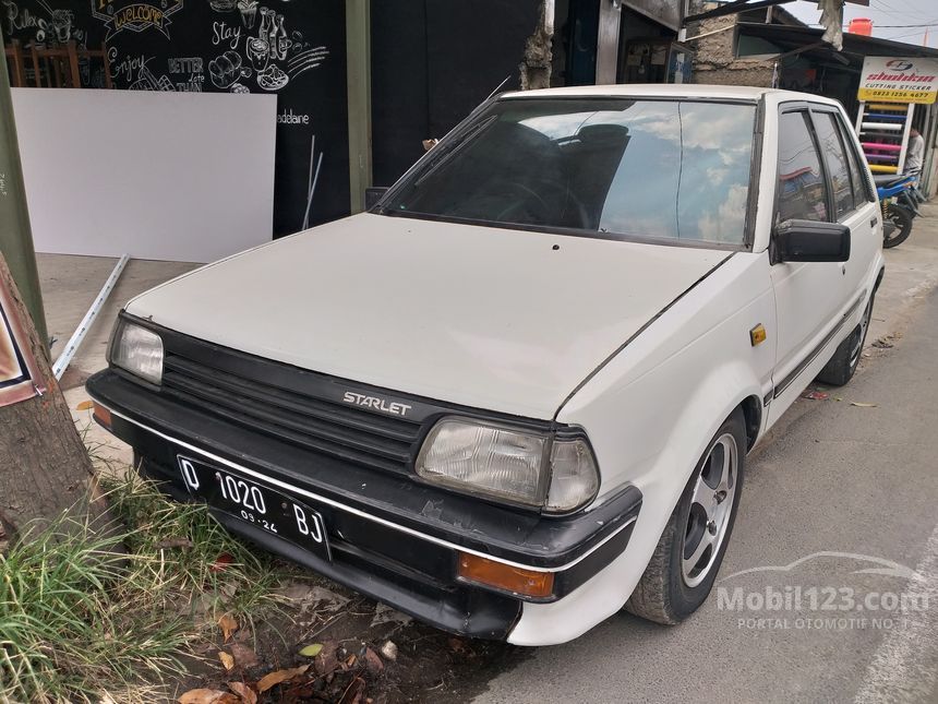 Jual Mobil Toyota Starlet 1986 1.0 di Jawa Barat Manual Hatchback Putih ...