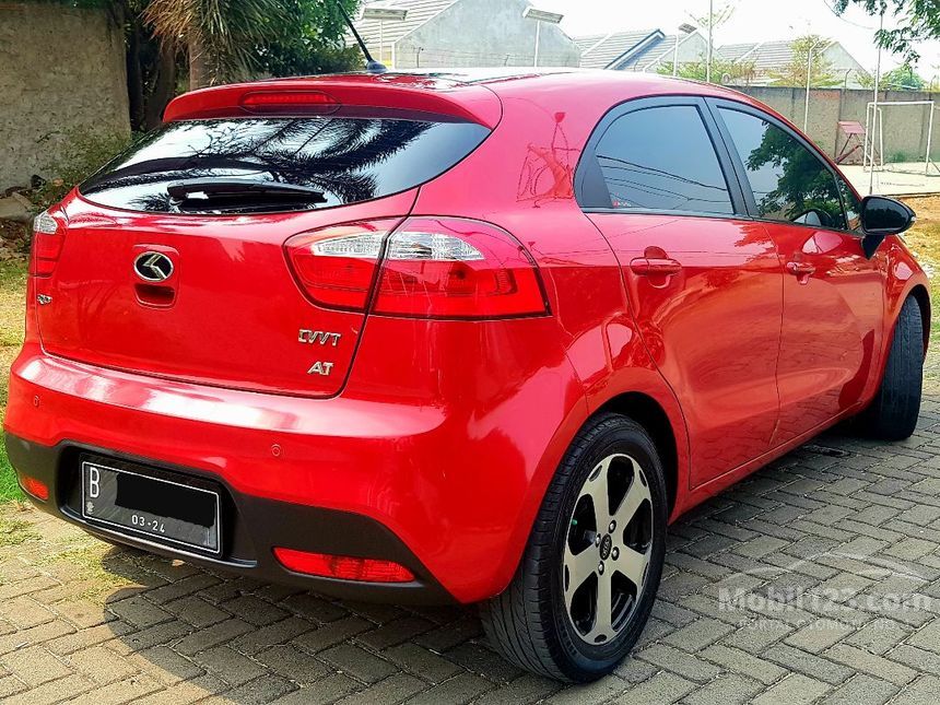 Jual Mobil KIA Rio 2013 UB 1.4 di Banten Automatic Hatchback Merah Rp ...