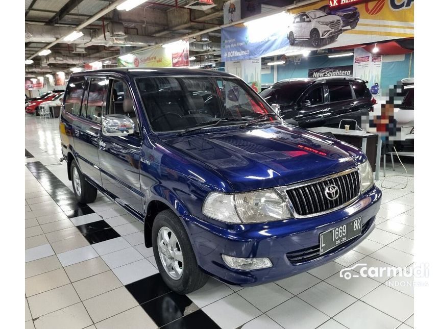 Jual Mobil Toyota Kijang 2004 LGX-D 2.4 di Jawa Timur Manual MPV Biru ...