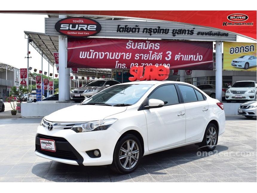 Toyota Vios 2015 S 1.5 in กรุงเทพและปริมณฑล Automatic Sedan สีขาว for ...