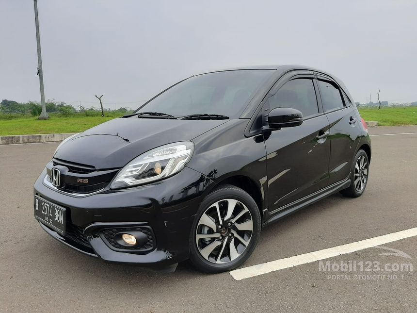 Jual Mobil Honda Brio 2017 RS 1.2 di Banten Automatic Hatchback Hitam ...