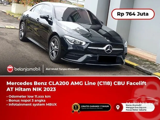 Mercedes-Benz CLA-Class Cla200 Bekas 2023 di Indonesia Harga Murah, Kredit Mudah! | Mobil123