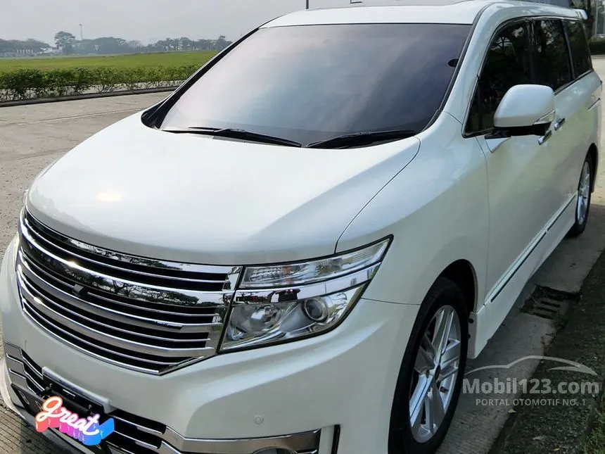 Jual Mobil Nissan Elgrand 2014 VIP 2.5 di Banten Automatic MPV Putih Rp 435.000.000 - 10352780 ...