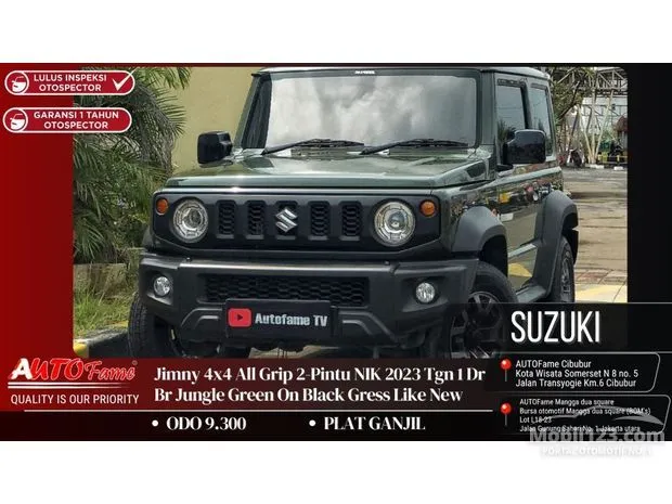 Jual Suzuki Jimny Bekas 2023 di Indonesia Harga Murah, Kondisi Terbaik ...