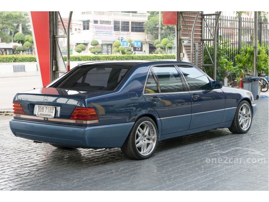 Mercedes-Benz S500 1993 W140 (ปี 91-98) L 5.0 เกียร์อัตโนมัติ สีน้ำเงิน ...