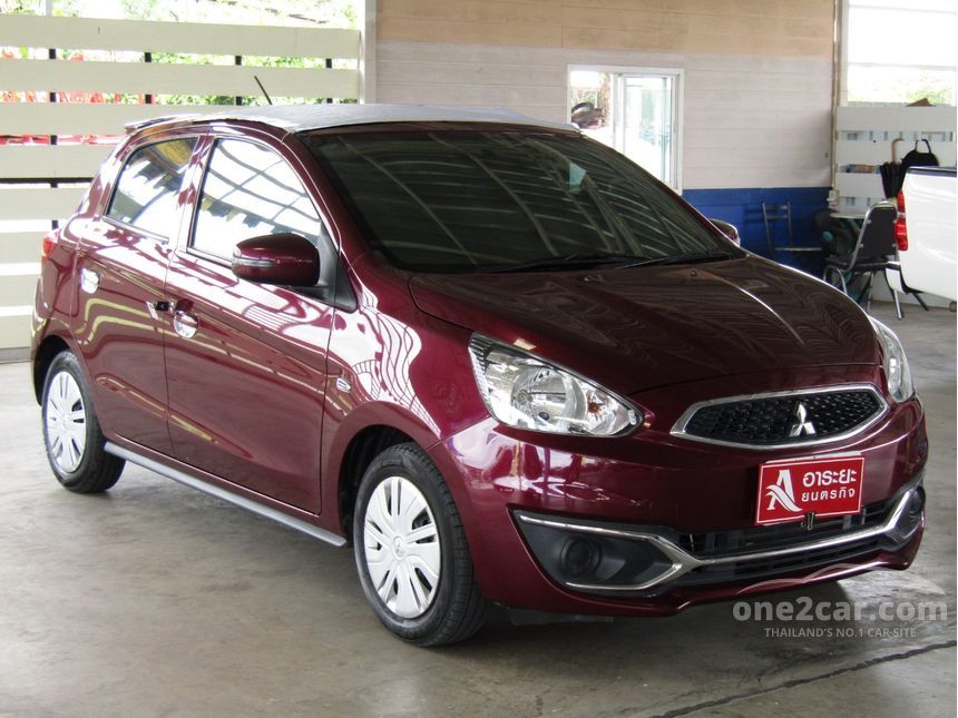 Mitsubishi Mirage 2017 GLX 1.2 in ภาคอีสาน Automatic Hatchback สีแดง ...