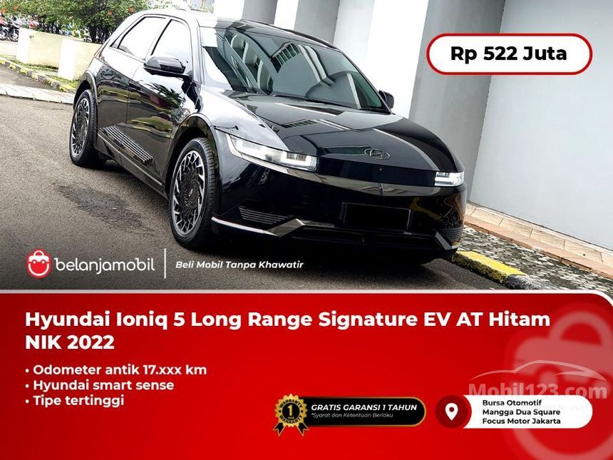 Jual Mobil Hyundai IONIQ 5 2022 Long Range Signature di DKI Jakarta Automatic Wagon Hitam Rp 522 ...