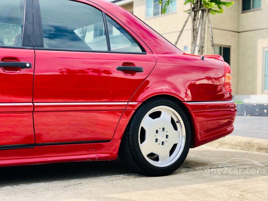 Mercedes-Benz C220 1996 W202 (ปี 93-00) Sport 2.2 เกียร์อัตโนมัติ สีแดง ...