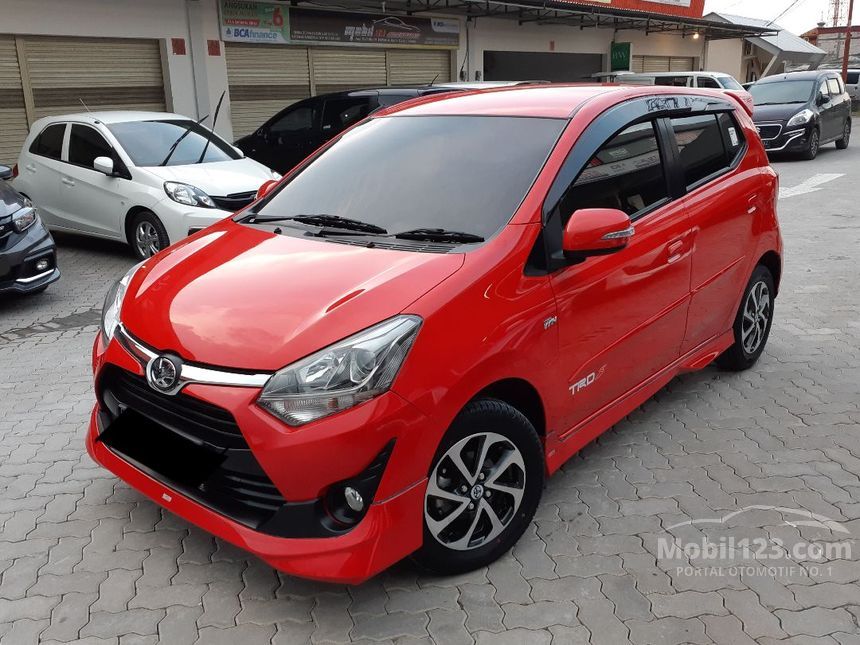 Jual Mobil Toyota Agya 2017 TRD 1.2 di Banten Manual Hatchback Merah Rp ...