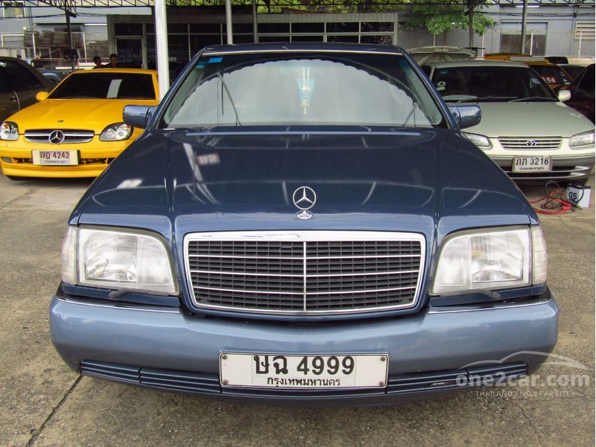 Mercedes-Benz S500 1993 W140 (ปี 91-98) L 5.0 เกียร์อัตโนมัติ สีน้ำเงิน ...