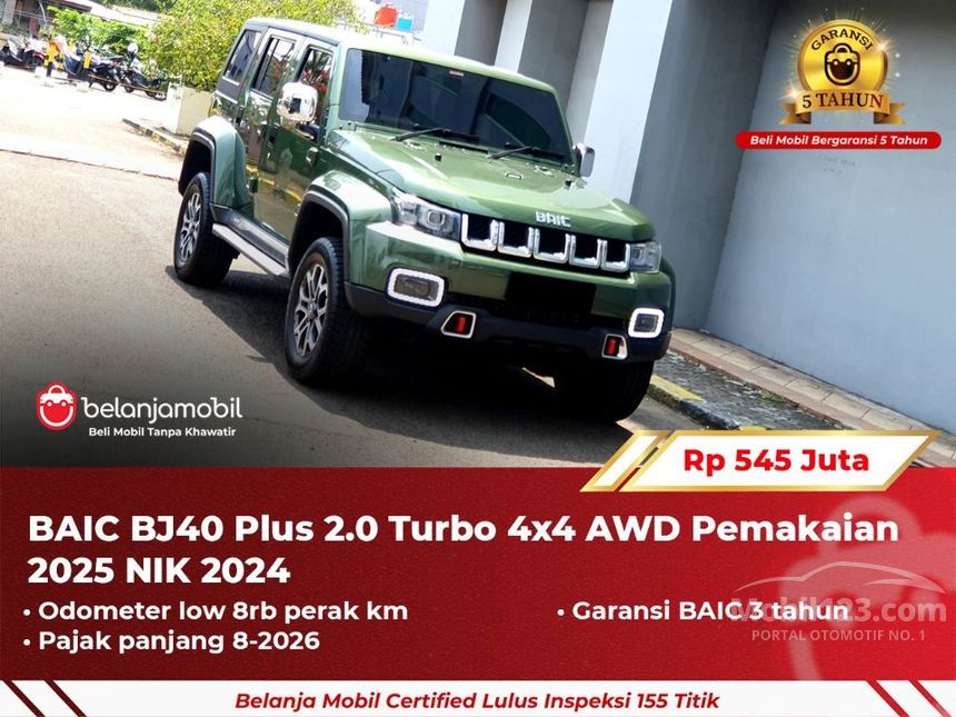 Jual Mobil BAIC BJ40 Plus 2024 2.0 di DKI Jakarta Automatic Wagon Hijau Rp 545.000.000 ...