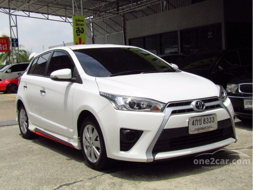 Toyota Yaris 2015 G 1.2 in กรุงเทพและปริมณฑล Automatic Hatchback สีขาว ...