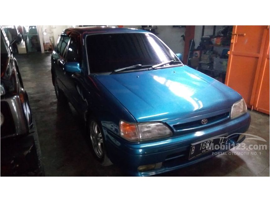 Jual Mobil Toyota Starlet 1995 1.3 di Jawa Barat Manual Hatchback Biru ...
