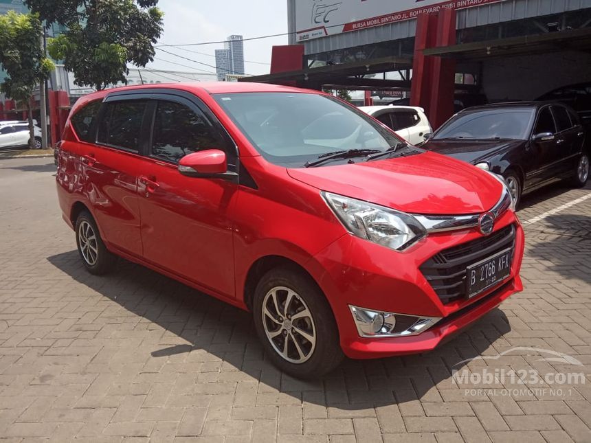 Jual Mobil Daihatsu Sigra 2017 R 1.2 di Banten Automatic MPV Merah Rp ...