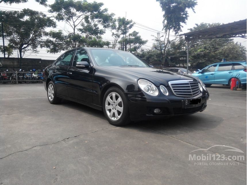 Jual Mobil Mercedes-Benz E200K 2009 1.8 di Banten Automatic Sedan Hitam ...