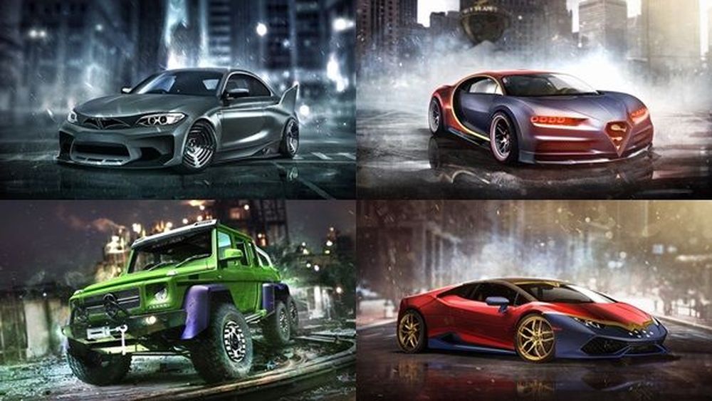 เมื่อ Superheroes มาผสานกับ Supercars ผลงานเลยออกมาอย่างจี๊ด - ข่าวใน ...