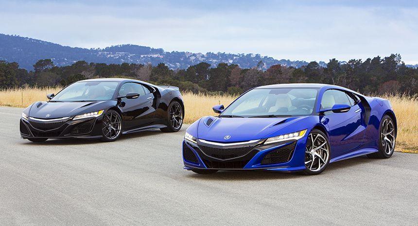 New Honda NSX Colours On Display At The Quail During Monterey Car Week ...