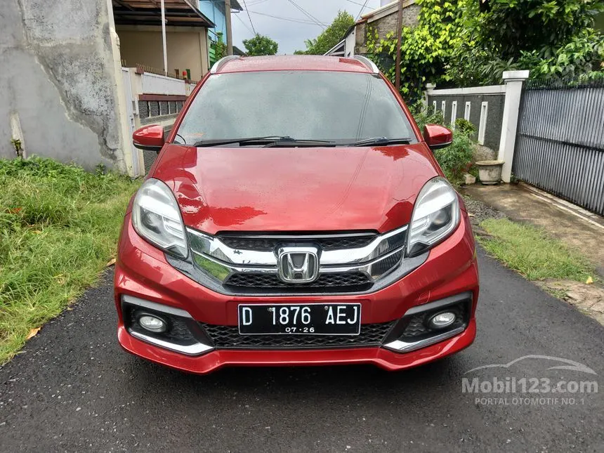 Jual Mobil Honda Mobilio 2016 RS 1.5 di Jawa Barat Automatic MPV Merah ...