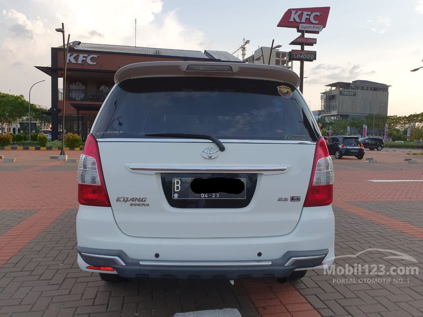 Jual Mobil Toyota Kijang Innova 2012 G 2.5 di Banten Manual MPV Putih ...