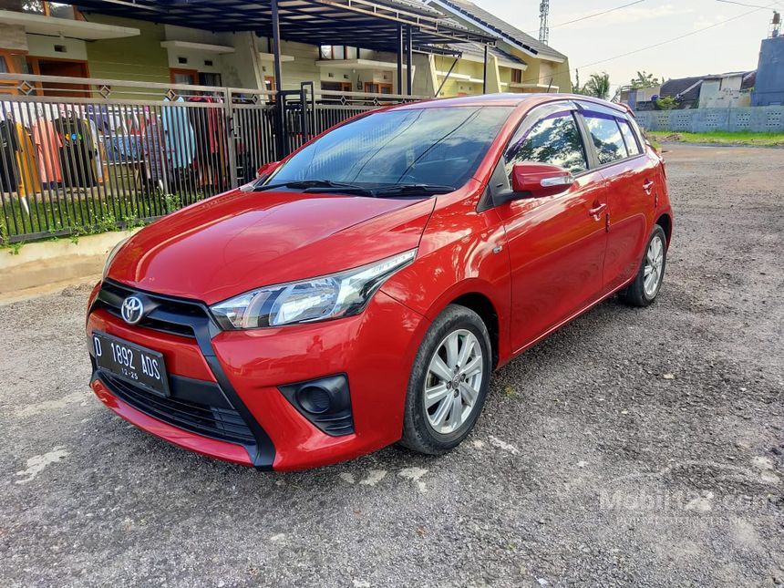 Jual Mobil Toyota Yaris 2015 E 1.5 di Jawa Barat Manual Hatchback Merah ...