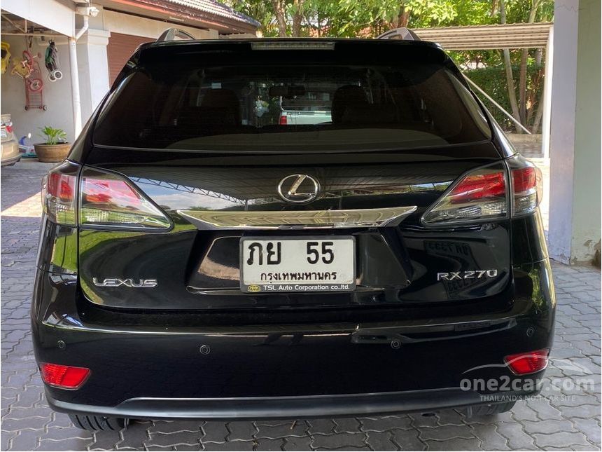 Lexus RX270 2012 Premium 2.7 in กรุงเทพและปริมณฑล Automatic SUV สีดำ ...