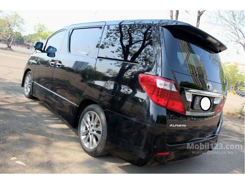 Jual Mobil Toyota Alphard 2010 G 2.4 di DKI Jakarta Automatic MPV Hitam ...
