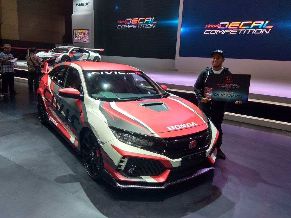 Civic Type R Ini Menang Kontes Honda Decal Competition - Berita ...