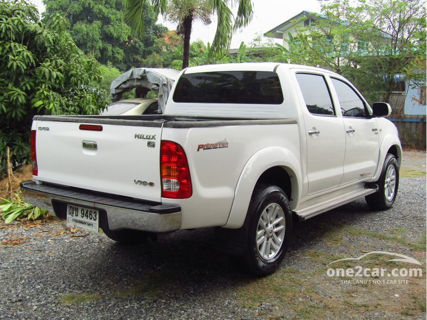 Toyota Hilux Vigo 2011 DOUBLE CAB (ปี 08-11) E Prerunner VN Turbo 2.5 เกียร์ธรรมดา สีขาว ...