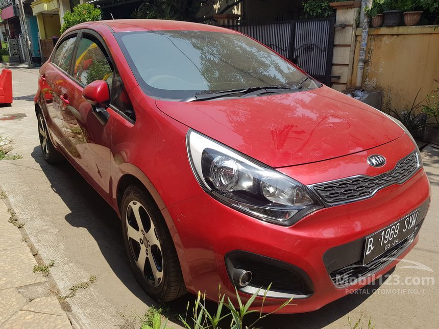 Jual Mobil KIA Rio 2013 UB 1.4 di DKI Jakarta Automatic Hatchback Merah ...
