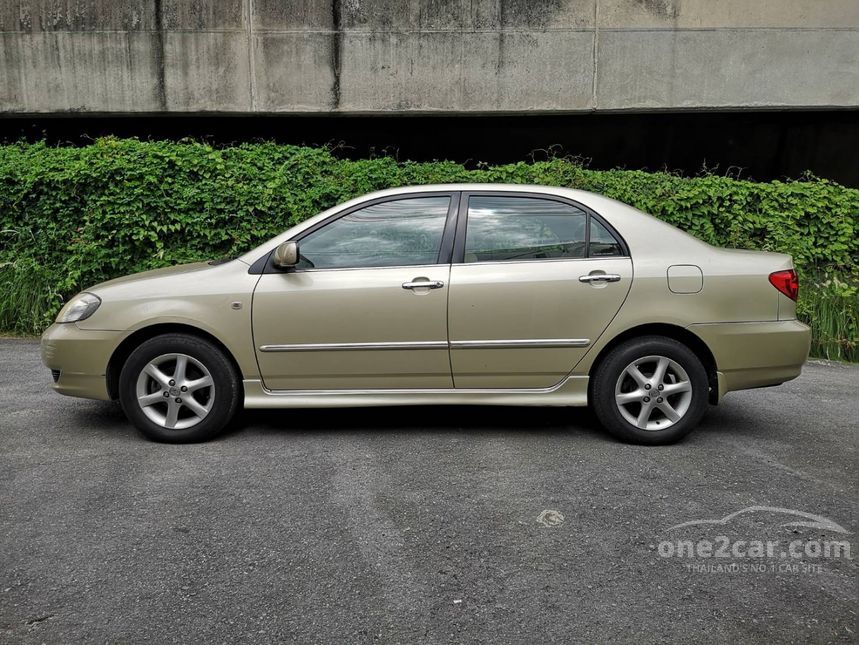 Toyota Corolla Altis 2003 E 1.6 in กรุงเทพและปริมณฑล Automatic Sedan สี ...