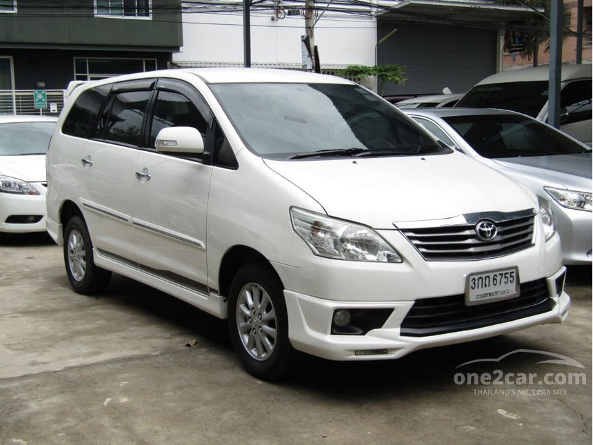 Toyota Innova 2014 V 2.0 in กรุงเทพและปริมณฑล Automatic Wagon สีขาว for ...