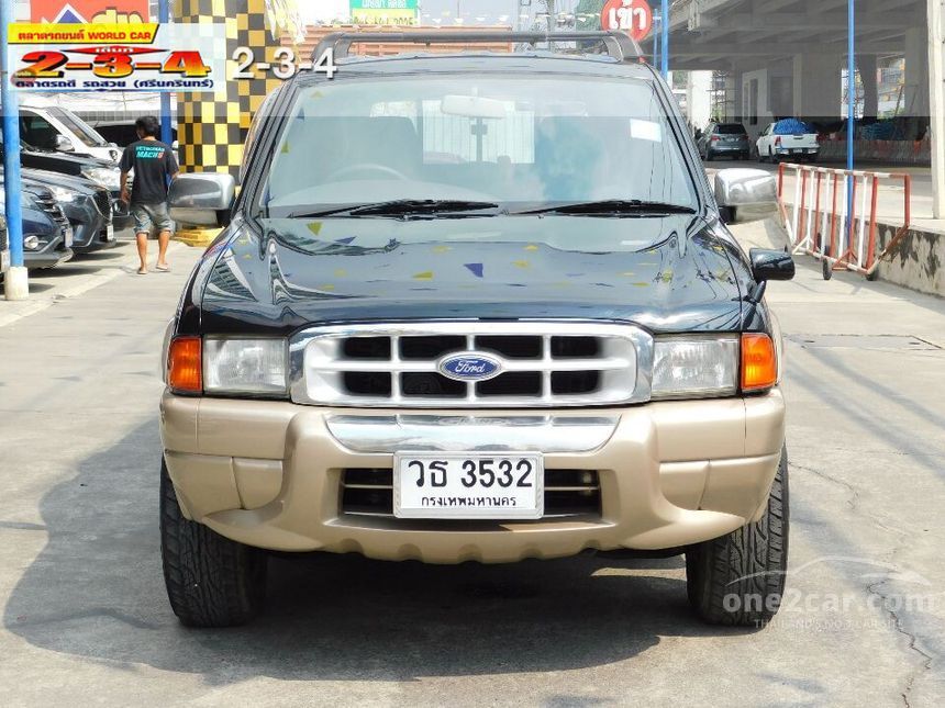 Ford Ranger 2002 DOUBLE CAB (ปี 99-02) XLT 2.5 เกียร์อัตโนมัติ สีดำ ...