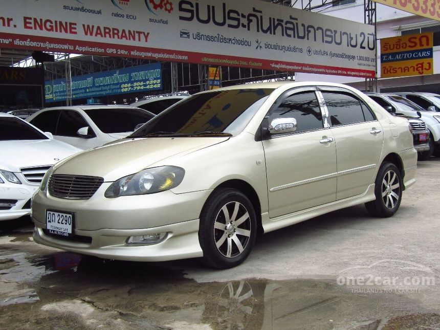 Toyota Corolla Altis 2002 E 1.8 in กรุงเทพและปริมณฑล Automatic Sedan สี ...