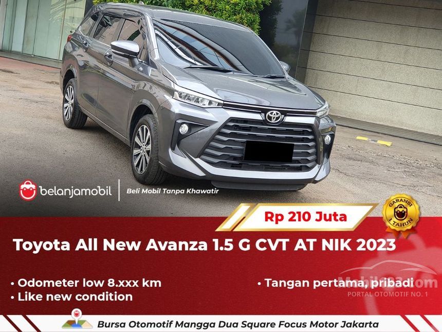 Jual Mobil Toyota Avanza 2023 G 1.5 di Banten Automatic MPV Abu-abu Rp ...