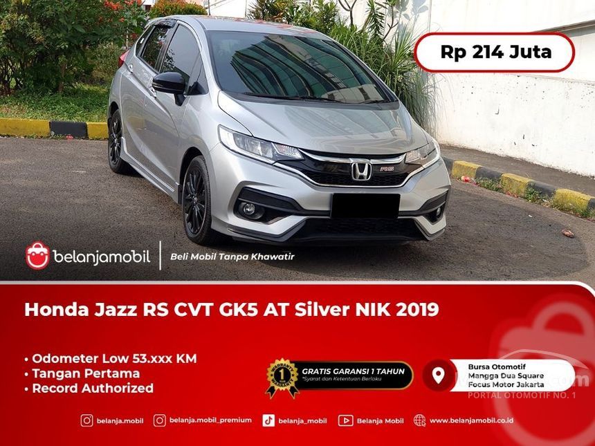 Jual Mobil Honda Jazz 2019 S 1.5 di DKI Jakarta Automatic Hatchback Silver Rp 214.000.000 ...