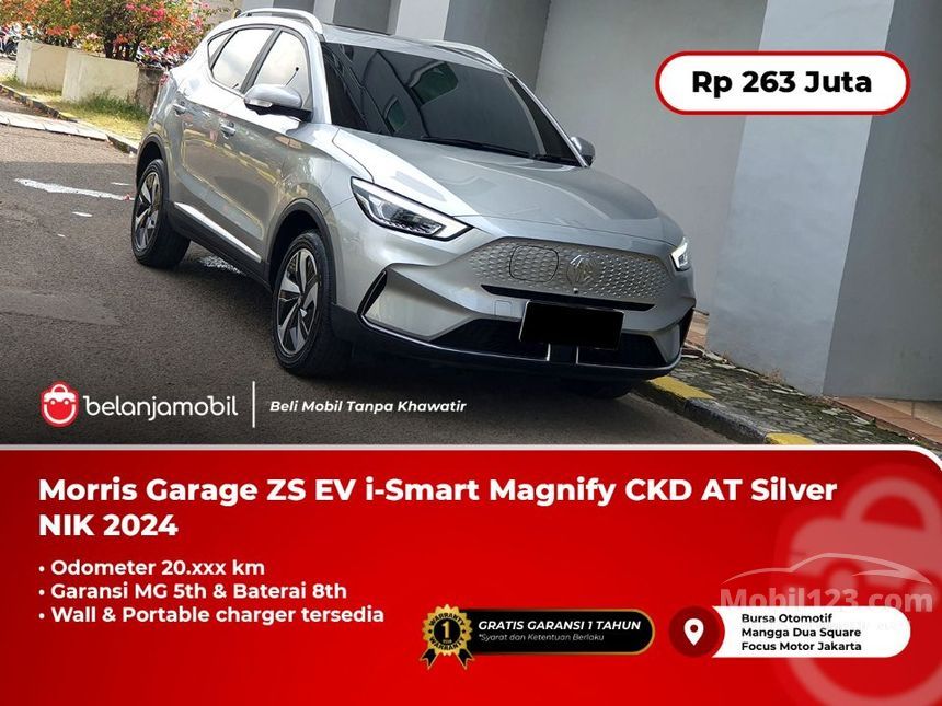 Jual Mobil MG ZS EV 2024 Magnify di DKI Jakarta Automatic SUV Silver Rp ...