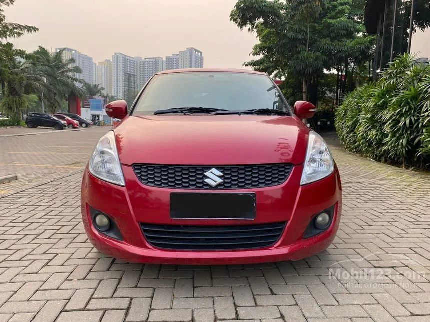 Jual Mobil Suzuki Swift 2013 GX 1.4 di Banten Manual Hatchback Merah Rp ...