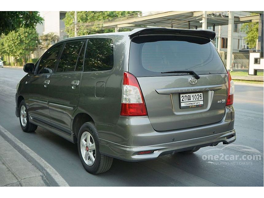 Toyota Innova 2013 G 2.0 in กรุงเทพและปริมณฑล Automatic Wagon สีเทา for ...