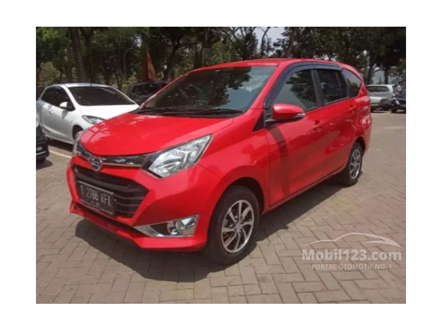 Jual Mobil Daihatsu Sigra 2017 R 1.2 di Banten Automatic MPV Merah Rp ...