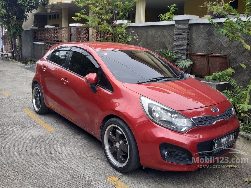 Jual Mobil KIA Rio 2012 UB 1.4 di Jawa Barat Automatic Hatchback Merah ...