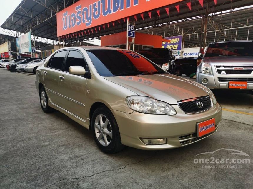 Toyota Corolla Altis 2003 E 1.8 in กรุงเทพและปริมณฑล Automatic Sedan สี ...