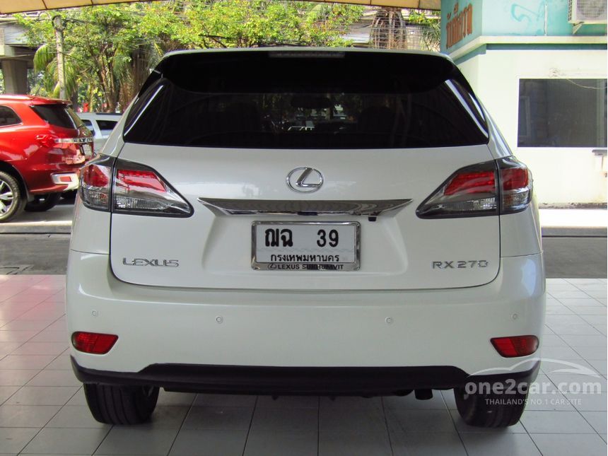 Lexus RX270 2012 Luxury 2.7 in กรุงเทพและปริมณฑล Automatic SUV สีขาว ...