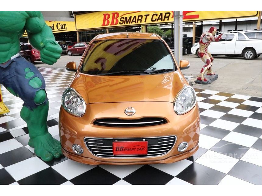 Nissan March 2010 VL 1.2 in กรุงเทพและปริมณฑล Automatic Hatchback สีส้ม ...