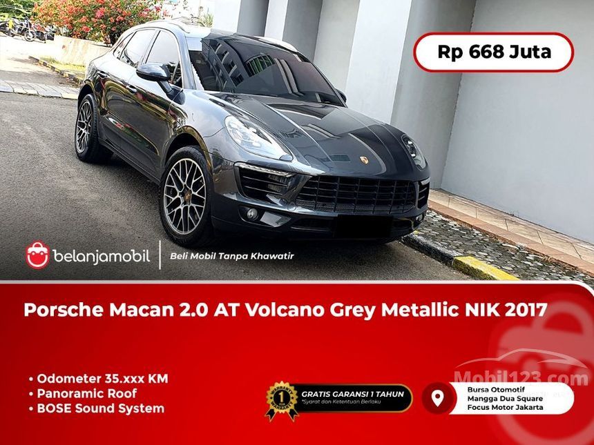 Jual Mobil Porsche Macan 2017 2.0 di DKI Jakarta Automatic SUV Abu-abu ...