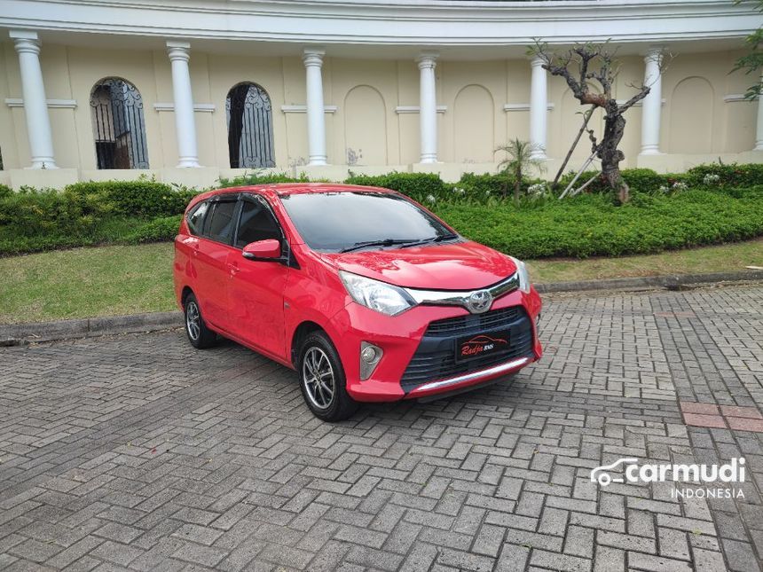 Jual Mobil Toyota Calya 2017 G 1.2 di Banten Automatic MPV Merah Rp 96. ...