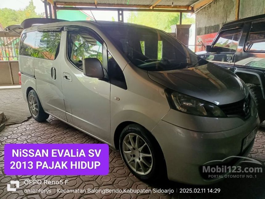 Jual Mobil Nissan Evalia 2013 SV 1.5 di Jawa Timur Manual MPV Silver Rp ...