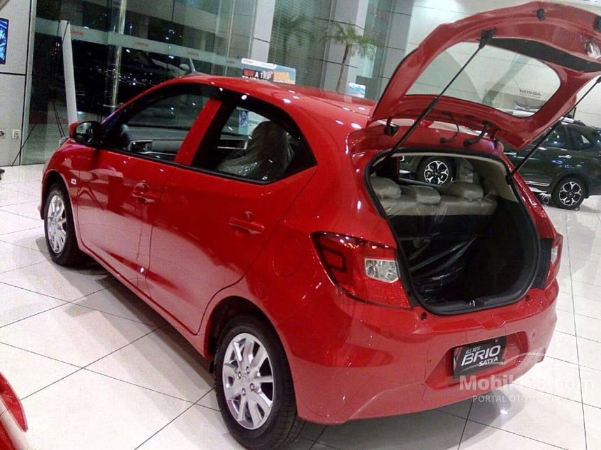 Jual Mobil Honda Brio 2019 Satya S 1.2 di Banten Manual Hatchback Merah ...