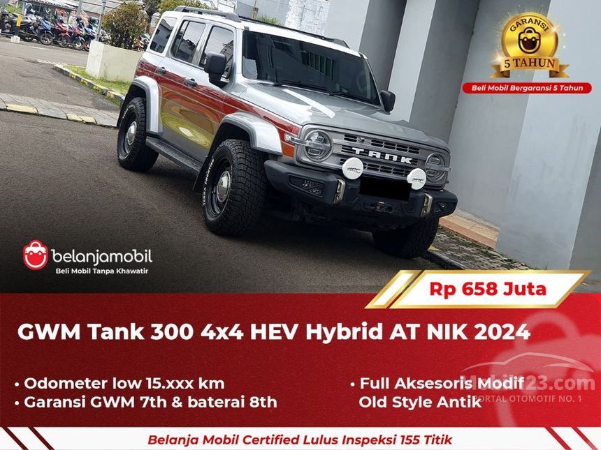 Jual Mobil GWM Tank 2024 500 HEV 2.0 di DKI Jakarta Automatic SUV ...